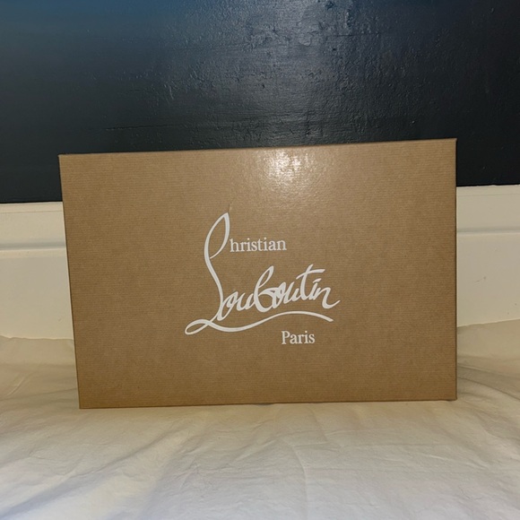 Shoes | Christian Louboutin Pedro Junior Flat Shoe Box And Paper Size ...